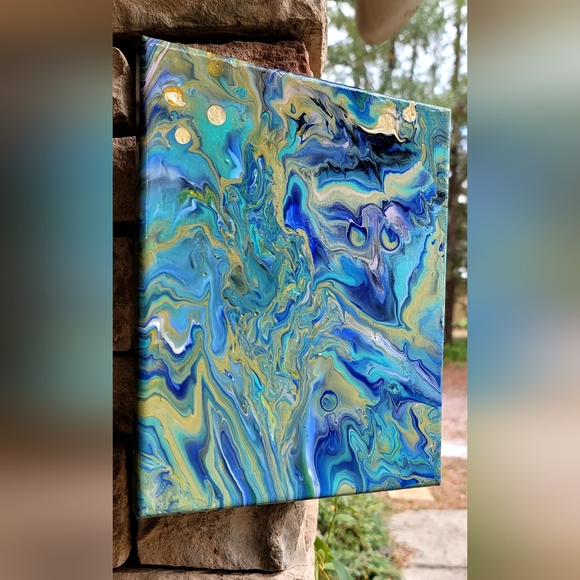 Art | 8x1 Original Acryic Painting | Poshmark